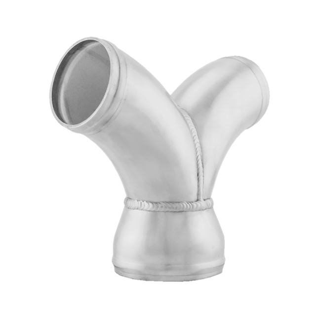 2.25" Merge 3" Aluminum Y Pipe Dual Air Intake Twin Turbo Intercooler