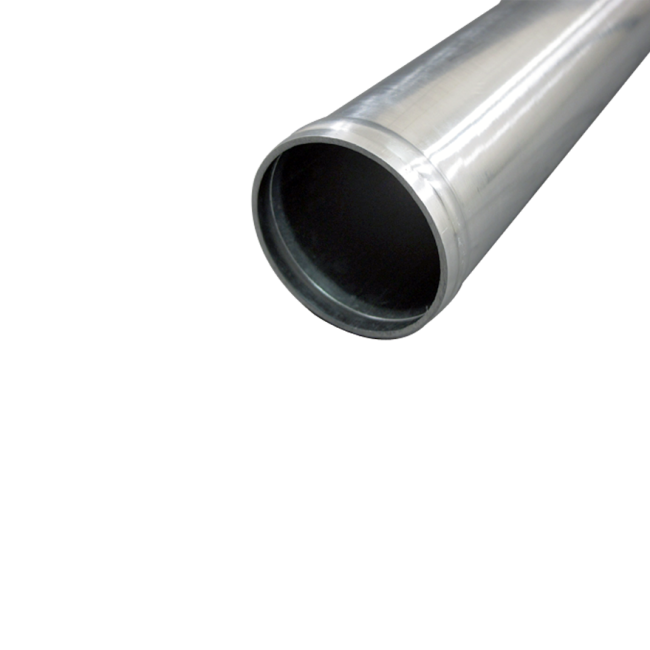 2.5" OD Universal Straight Aluminum Pipe, 2mm Thick Tube, 24" in Length