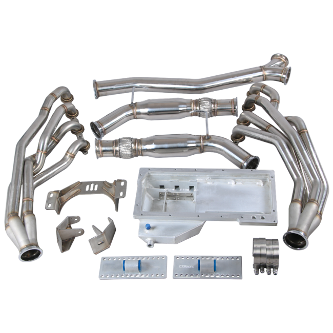 Version2 LS1 Engine T56 Trans Mounts Headers Y Pipe Oil Pan For 240SX ...