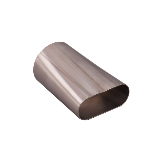 2.5" Round Oval 304 Stainless Steel Adapter Coverter Pipe Tube 16 Gauge