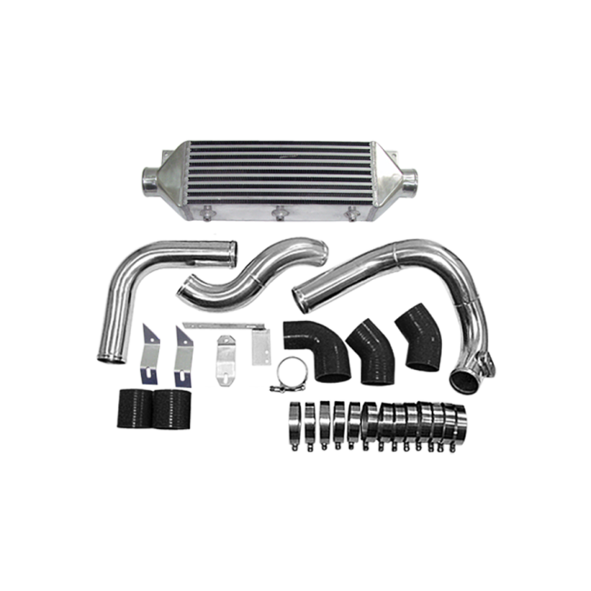 FMIC Front Mount Intercooler Piping Pipe Tube Kit 3.5" Big Core For 05 ...