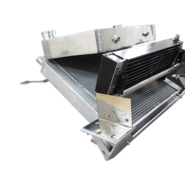 24"x11.75"x3 3/8" Intercooler Radiator V-Mount Pipe Tube Kit For 86-91 ...