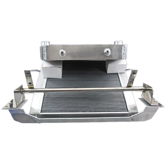 24"x11.75"x3 3/8" Intercooler Radiator V-Mount Pipe Tube Kit For 86-91 ...