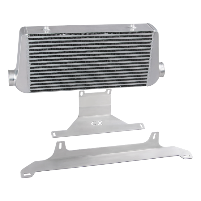 4 "Core Aluminum Intercooler + Mounting Bracket For 74-81 Chevrolet Camaro