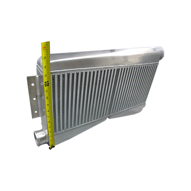 Universal 27"x16.5"x3.5" Twin Turbo Aluminum Intercooler 2.5" Inlet & 3 ...