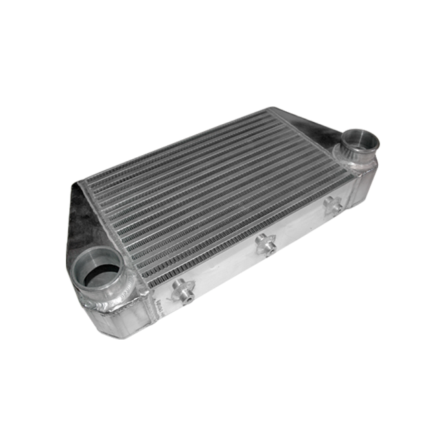 Universal Turbo V-Mount Aluminum Intercooler 21.5x10x3.25 For FD3S RX7