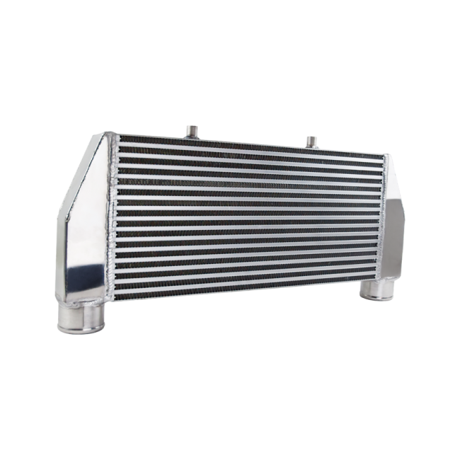 30x13x3 V-Mount Aluminum Intercooler 3" Inlet&Outlet One Side For Mazda RX7