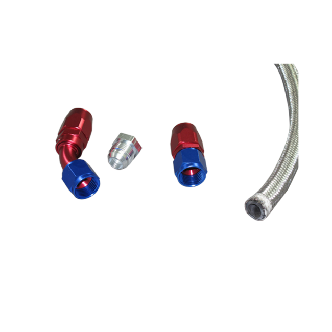 Oil Return line Kit AN 10 AN10 10AN Weld On For Oil Pan T3 T4 T04E T60 ...