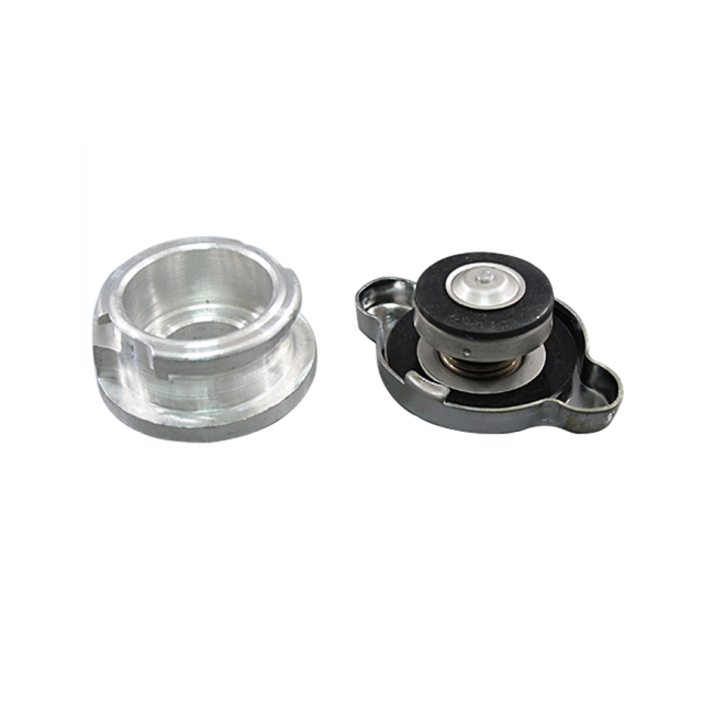 Weld on Billet Aluminum High Pressure 1.3 Bar Radiator Filler Neck + Cap