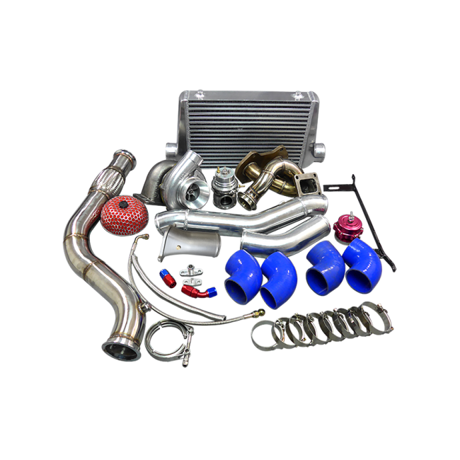 Single Turbo Manifold Downpipe Intercooler Kit For Mazda RX7 SA FB 13B RX-7