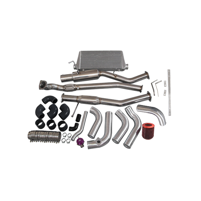 1JZ-GTE-VVTI 1JZ Engine Swap Kit Intercooler Downpipe Catback For 240SX ...