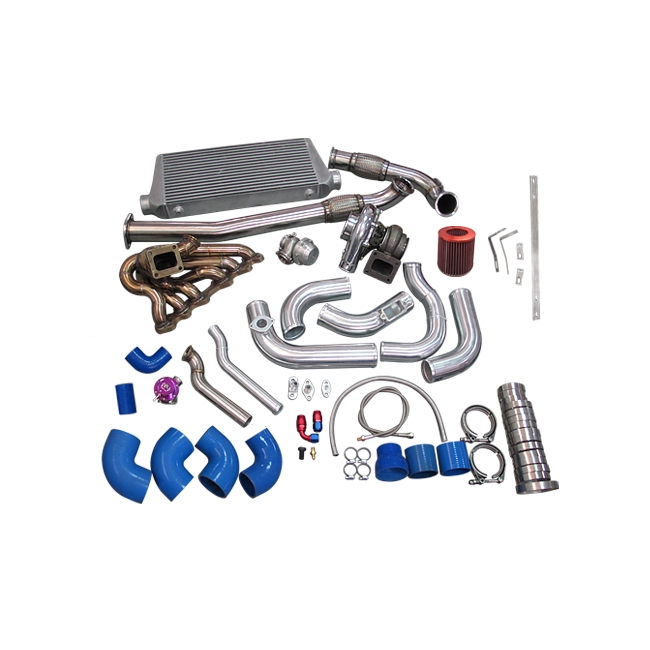 Turbo Kit For 2JZGTE 2JZ 240SX S13 S14 T72 Manifold Downpipe ...