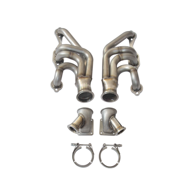 Twin Turbo Kit For 63-67 Chevrolet Chevelle Nova SBC V8 Header Downpipe