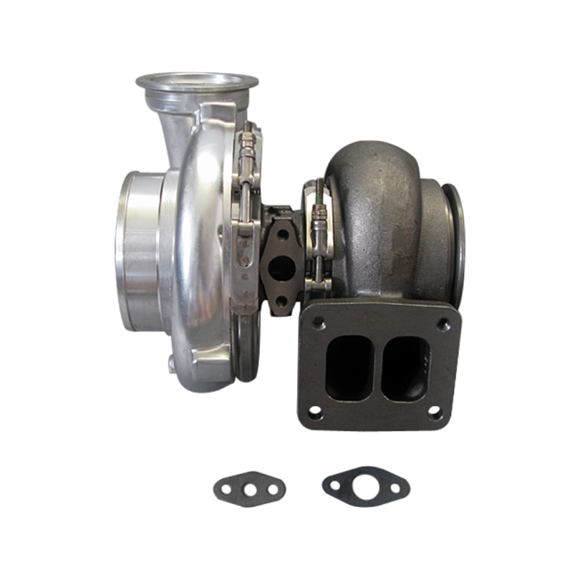 GT45 GT45R Ball Bearing Turbo Charger 76mm T4 1.15 A/R + Oil Line + V ...