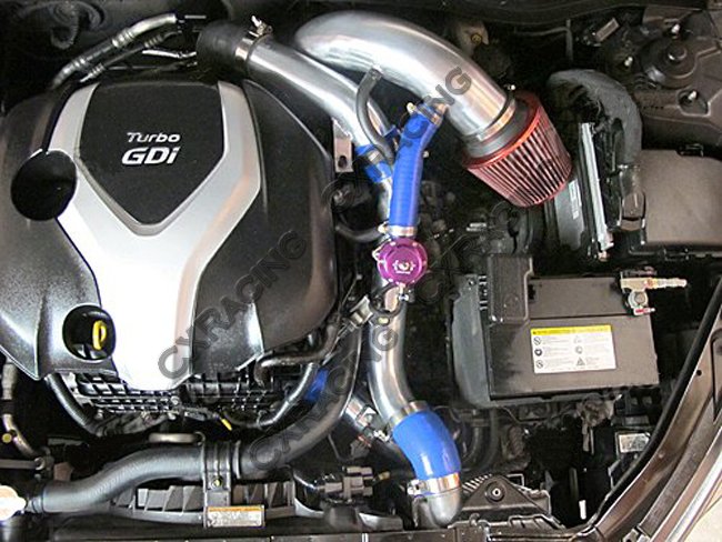 3.5" Turbo Intake Pipe + Filter Kit For 2010-2015 Kia Optima 2.0T