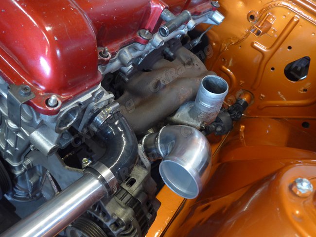 Turbo Air Intake Pipe Filter MAF Flange Kit For S13 SR20DET SR20