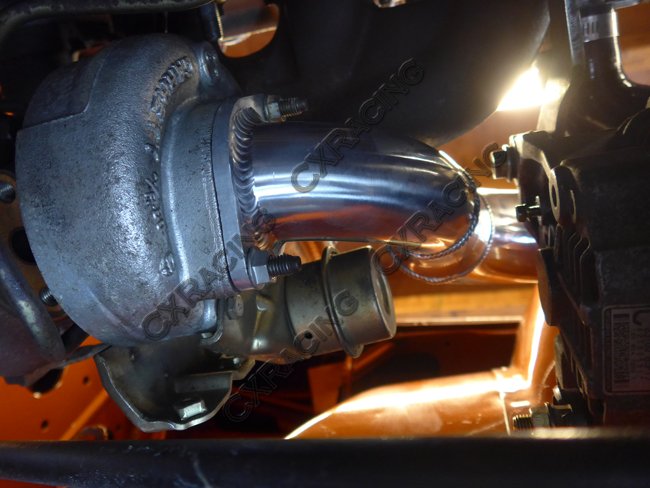 2.5" Aluminum Air Intake Elbow Pipe For S13 SR20DET Stock Turbo SR20