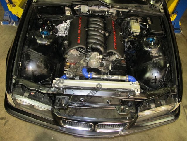 LS1 T56 Engine Transmission Mounts Headers Exhaust Radiator Pipe For ...