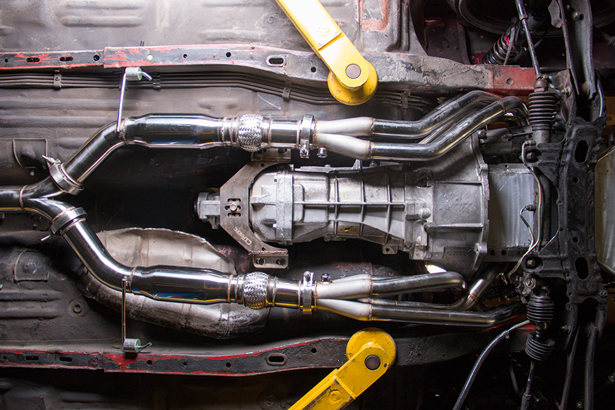 New V2 High Performance Headers For 240SX S13/S14 LS LS1 Engine Swap