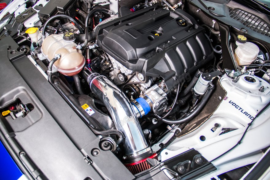 4" Cold Air Intake Filter CAI Kit For 15-17 Ford Mustang EcoBoost 2.3T