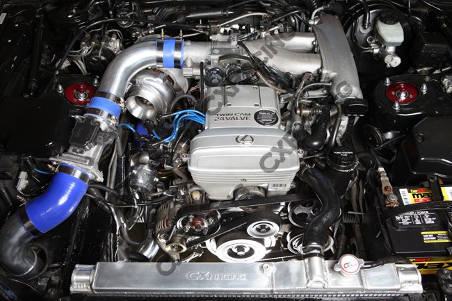 Intercooler + Piping Pipe Tube Kit For 91-00 Lexus SC300 2JZ-GE 2JZ NA-T