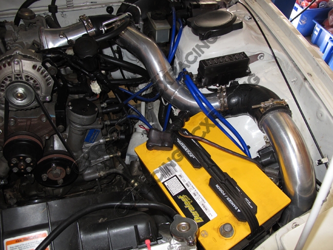 Front Mount Intercooler Pipe Tube Kit For 86-91 Mazda RX7 RX-7 FC FC3S