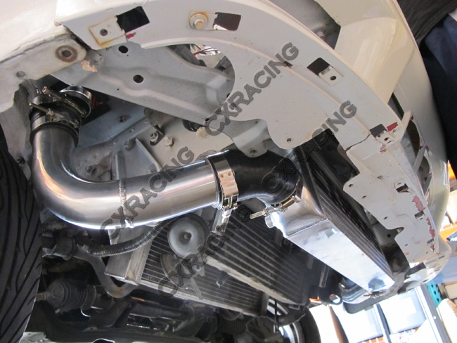 Front Mount Intercooler Pipe Tube Kit For 86-91 Mazda RX7 RX-7 FC FC3S