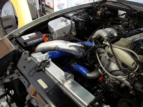Front Mount Turbo Intercooler Aluminum Piping Pipe Tube Kit for 91-94 ...