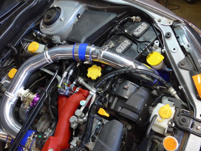 Front Mount Intercooler Piping BOV Kit For 07-15 Subaru Impreza WRX Sti