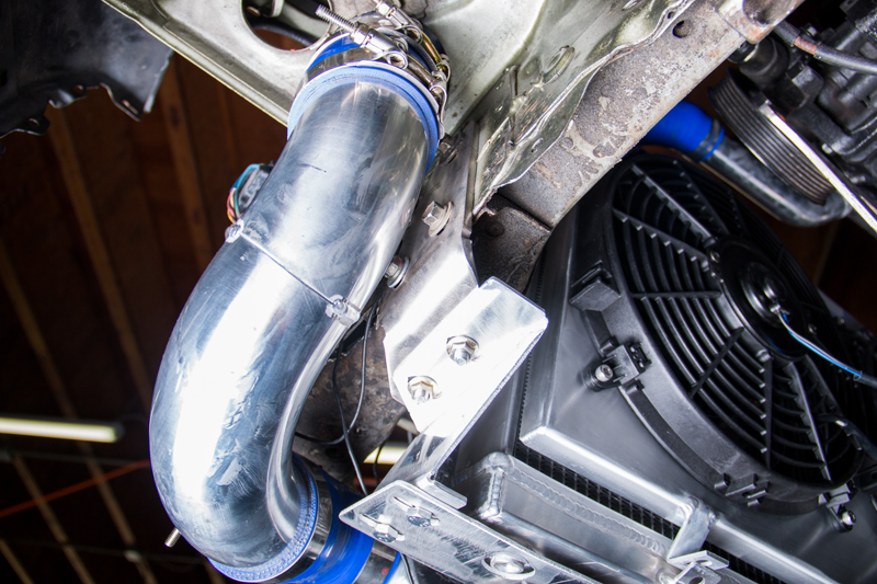 Aluminum Intercooler Radiator Mounting Bracket Kit For 86-91 RX7 RX-7 ...