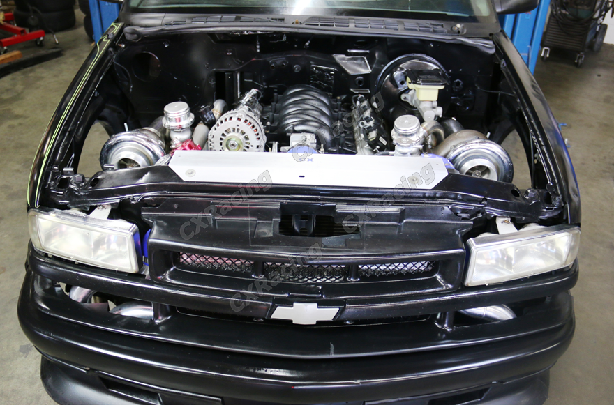 Twin Turbo Aluminum Intercooler Mounting Brackets For 94-04 Chevrolet ...