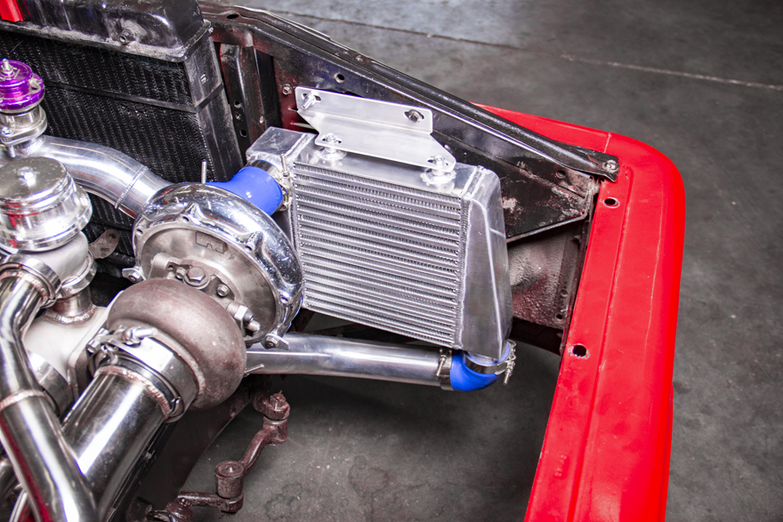 Twin Turbo Aluminum Intercooler Mounting Bracket For 60-66 Chevy C10 ...