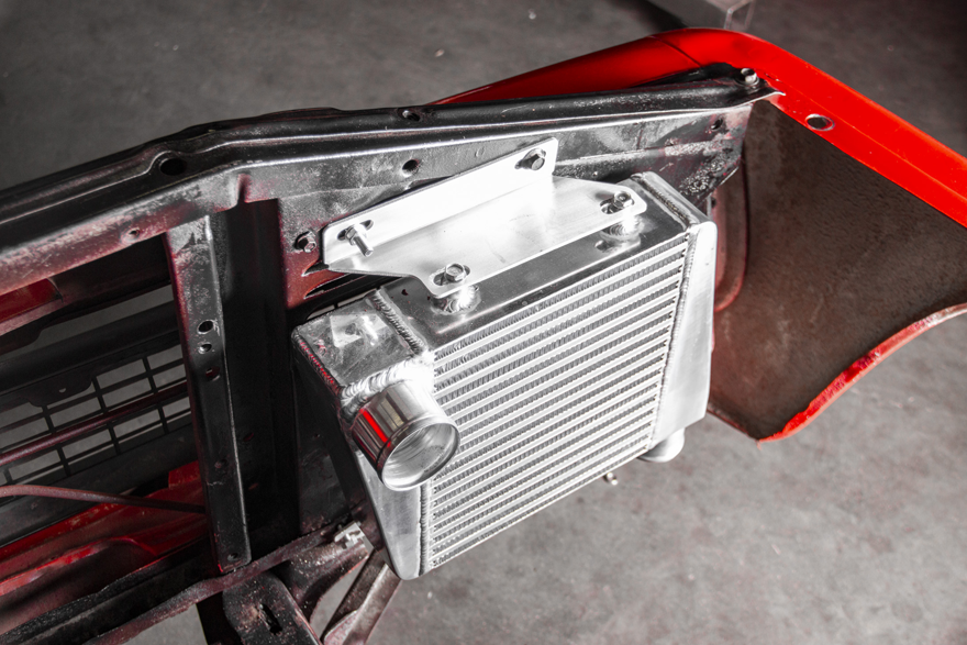 Twin Turbo Aluminum Intercooler Mounting Bracket For 60-66 Chevy C10 ...