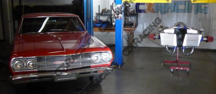 Twin Turbo Aluminum Intercooler For Chevelle Malibu El Camino Impala ...