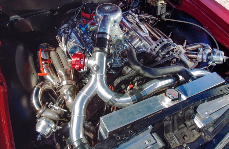 Twin Turbo Aluminum Intercooler For Chevelle Malibu El Camino Impala ...