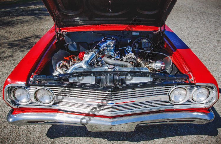 Twin Turbo Aluminum Intercooler For Chevelle Malibu El Camino Impala ...