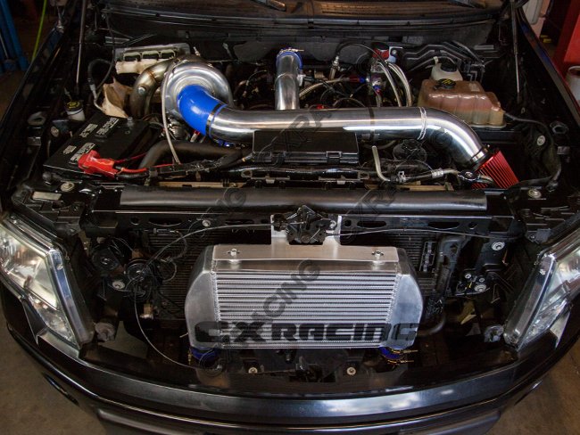 V-Mount 25"x12"x4" Turbo One Side Aluminum Intercooler For Mazda RX7 ...