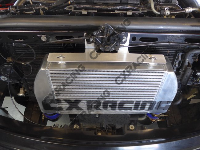 V-Mount 25"x12"x4" Turbo One Side Aluminum Intercooler For Mazda RX7 ...