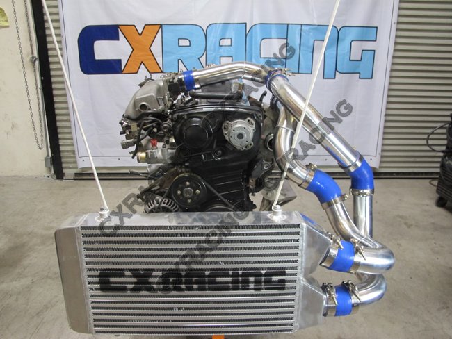 FRONT MOUNT Aluminum Intercooler 25.5x11.25x3 same side For Optima Nissan