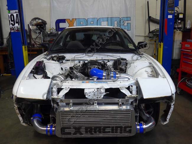 31x12x4 Universal FMIC Turbo Intercooler For Camaro Mustang Supra S13