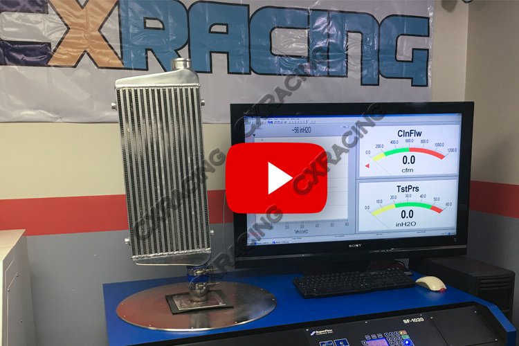 2.5" Inlet/Outlet Front Mount Aluminum Intercooler 27x10x3