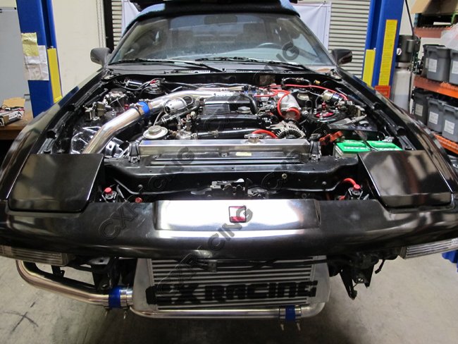 3" Thick Turbo Aluminum Intercooler 27x15x3 For Toyota Supra 7MGTE 7M-GTE