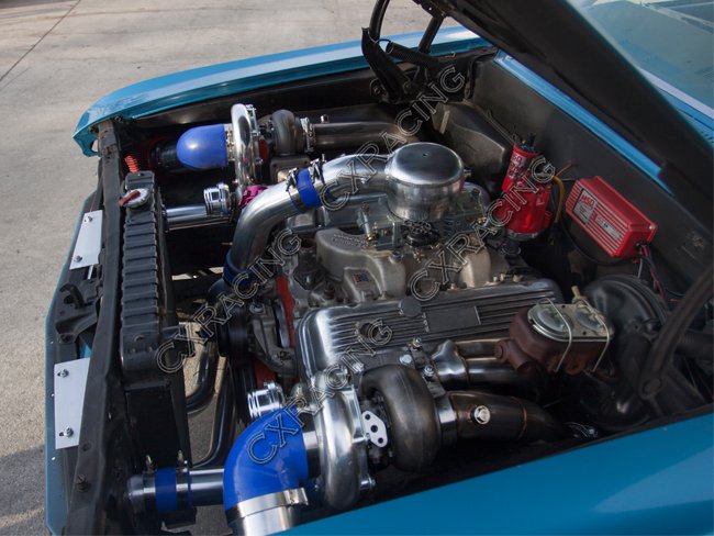 Twin Turbo Manifold Header For BBC Big Block Chevy 396 402 427 454 Malibu