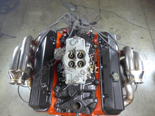 Twin Turbo Manifold Header For BBC Big Block Chevy 396 402 427 454 Malibu