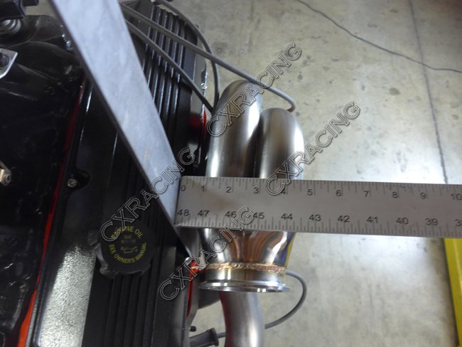 Twin Turbo Manifold Header For BBC Big Block Chevy 396 402 427 454 Malibu