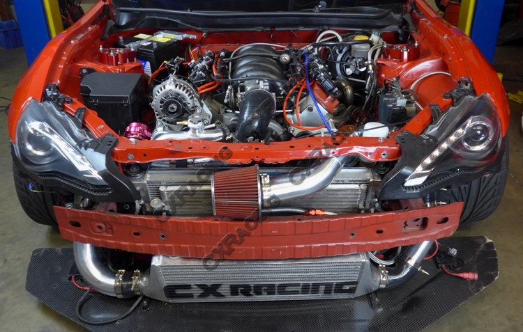 LS1 Turbo Manifold Header Downpipe Kit For Subaru BRZ/Scion FRS LSx Swap