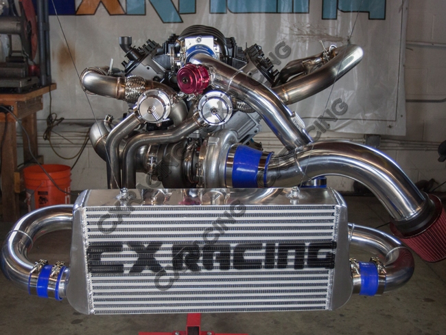 Turbo Manifold Header Kit For 05-13 Chevrolet Corvette C6 LS LS3 NA-T