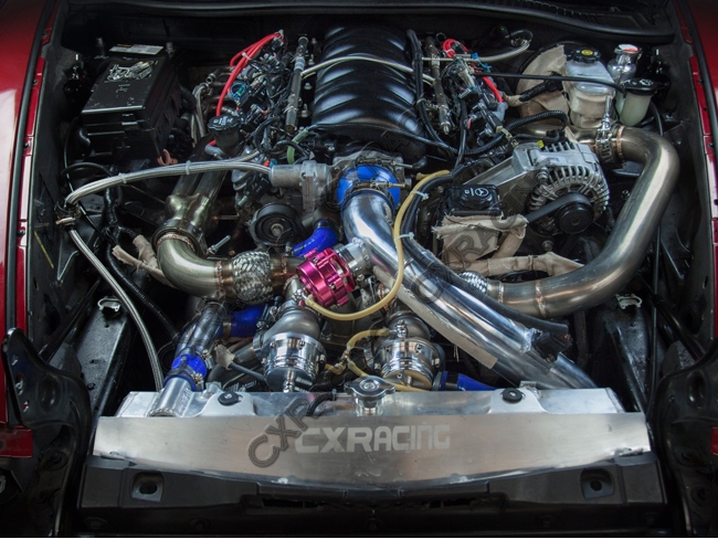 Turbo Manifold Header Kit For 05-13 Chevrolet Corvette C6 LS LS3 NA-T