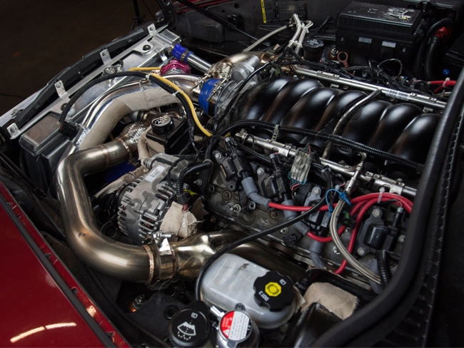 Turbo Manifold Header Kit For 05-13 Chevrolet Corvette C6 LS LS3 NA-T