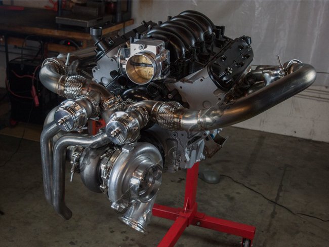 Turbo Manifold Header Kit For 05-13 Chevrolet Corvette C6 LS LS3 NA-T